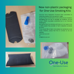 New packaging for One-Use Smoking Kits – One-Use